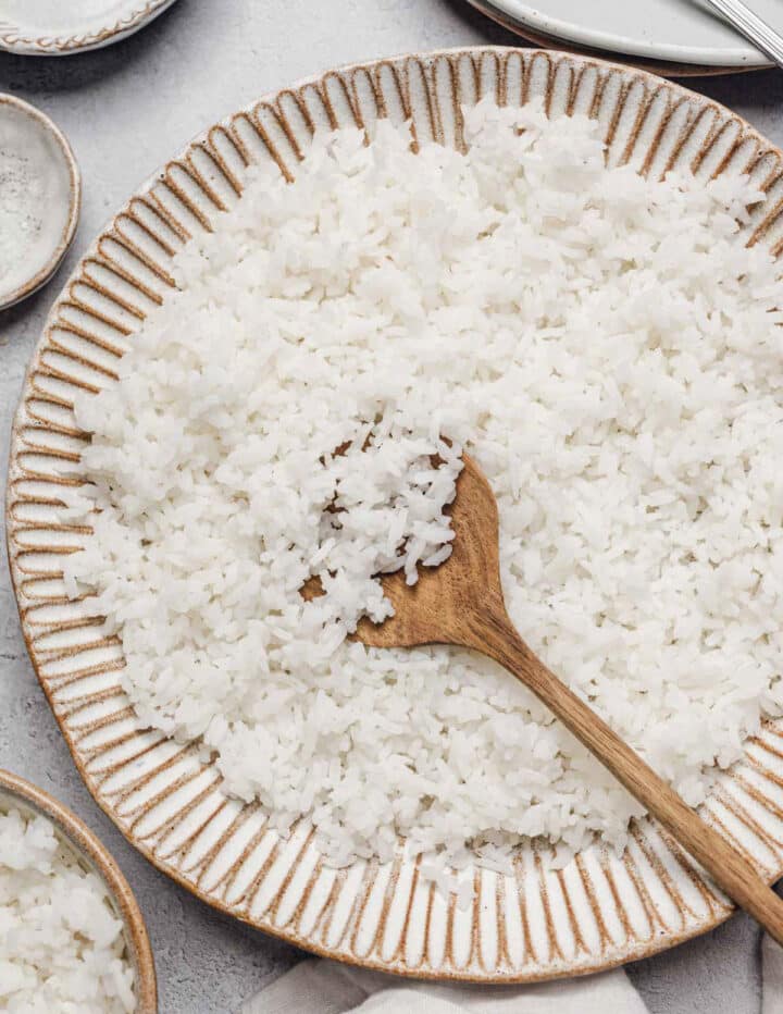 How to Make Perfect White Rice - caramel and cashews
