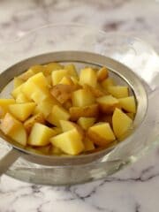 Almond Milk Mashed Potatoes - caramel and cashews