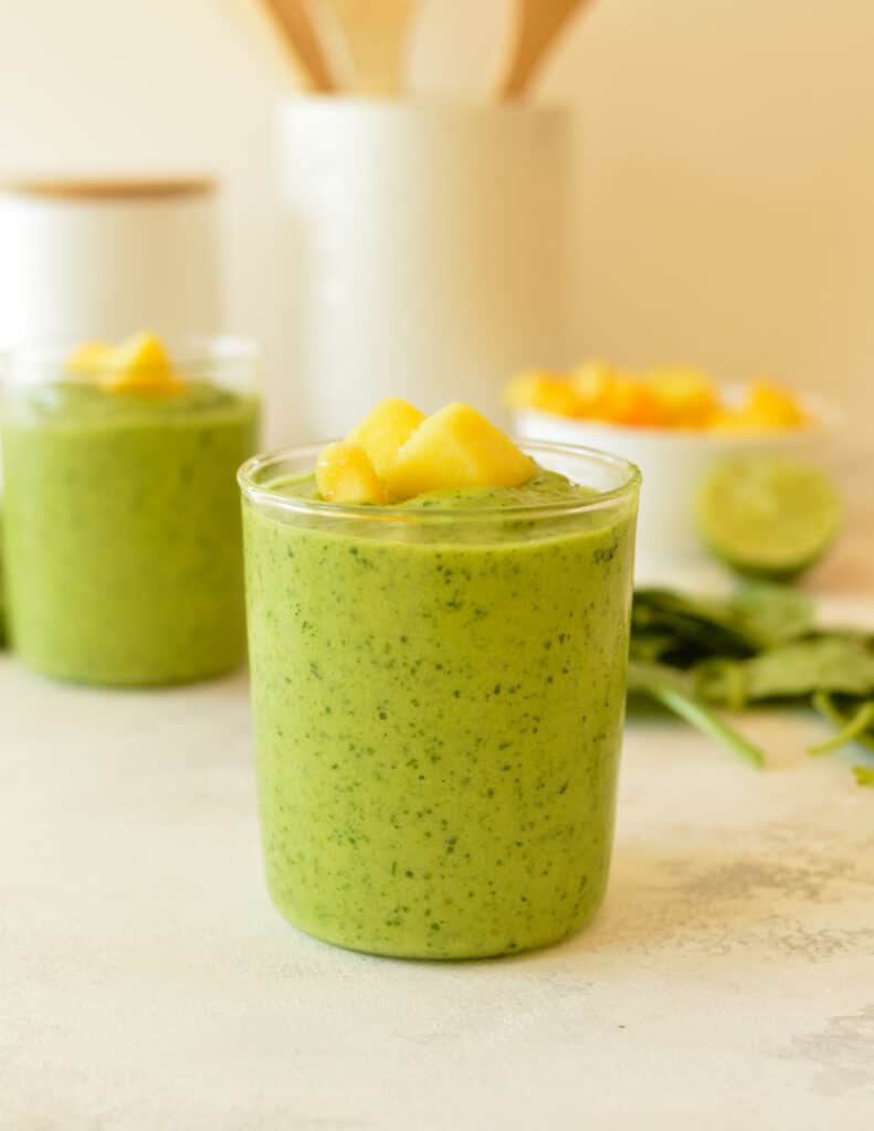 Tropical Iron Rich Smoothie - caramel and cashews