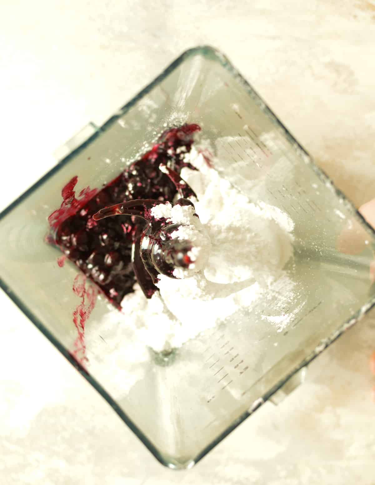 Blueberry Glaze - caramel and cashews