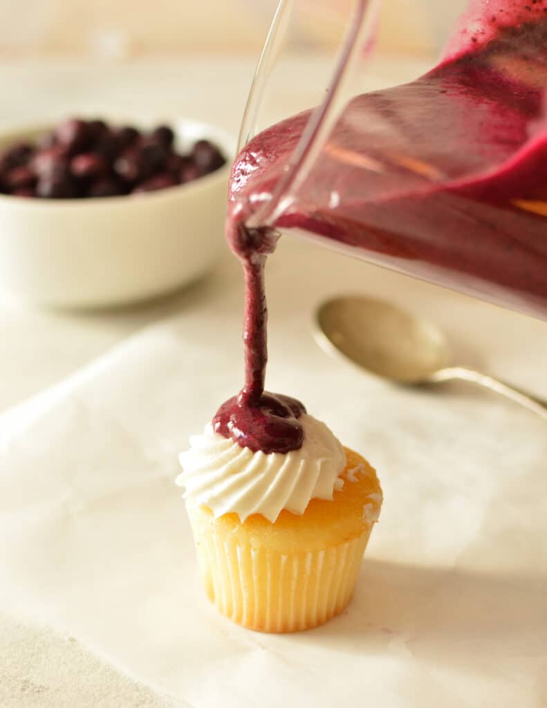 Blueberry Glaze - caramel and cashews