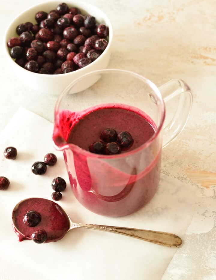 Blueberry Glaze - caramel and cashews