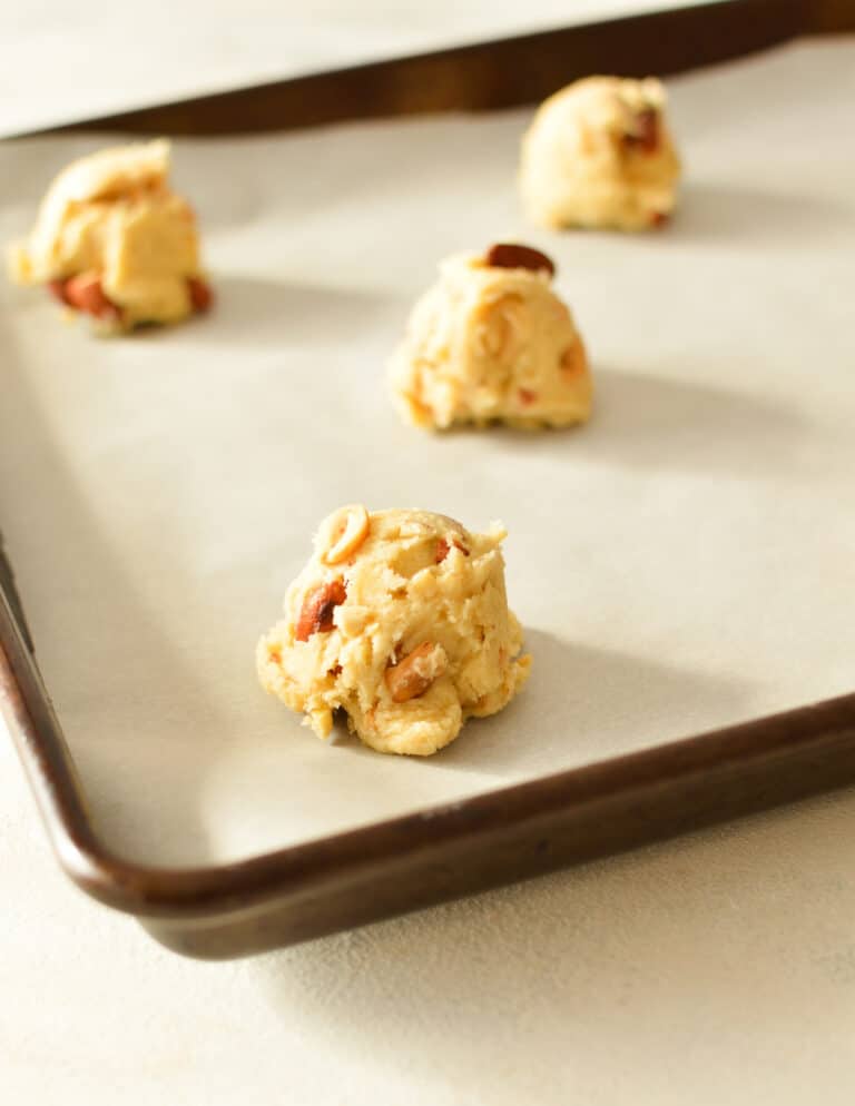 Chewy Mixed Nuts Cookies - caramel and cashews