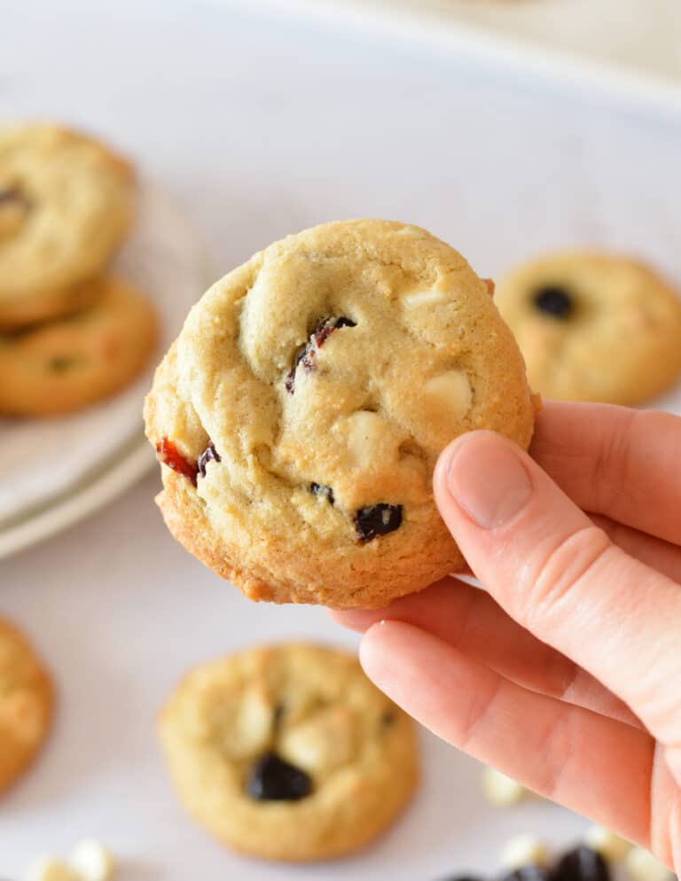 Dried Cherry Cookies - caramel and cashews