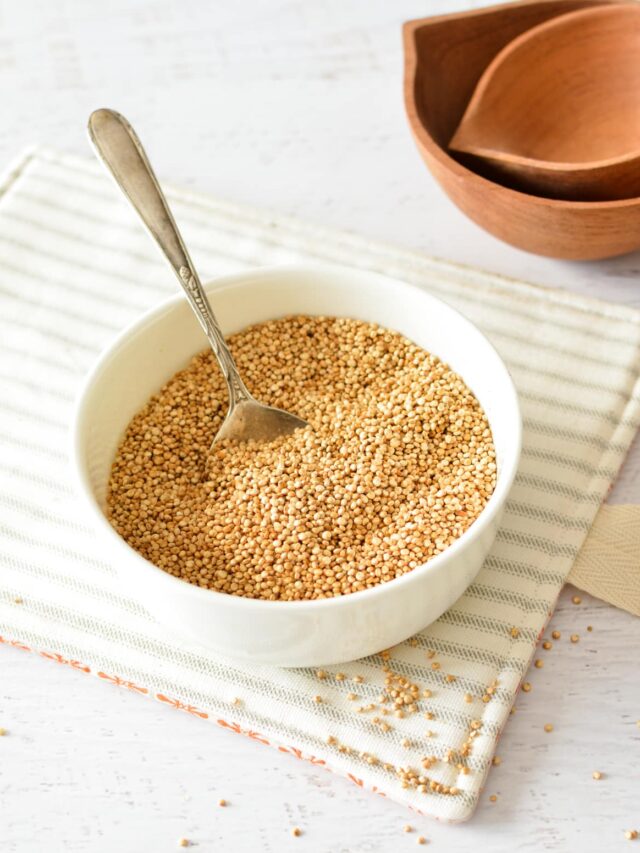 Popped Quinoa - How to Puff Quinoa - caramel and cashews