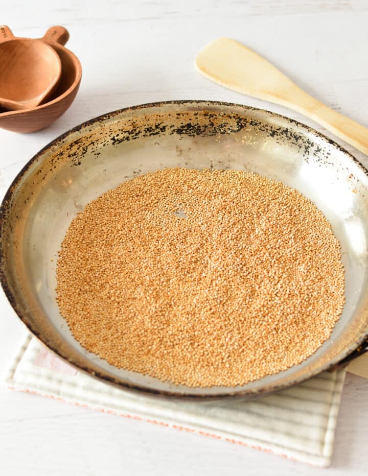 Popped Quinoa - How to Make Puffed Quinoa - caramel and cashews