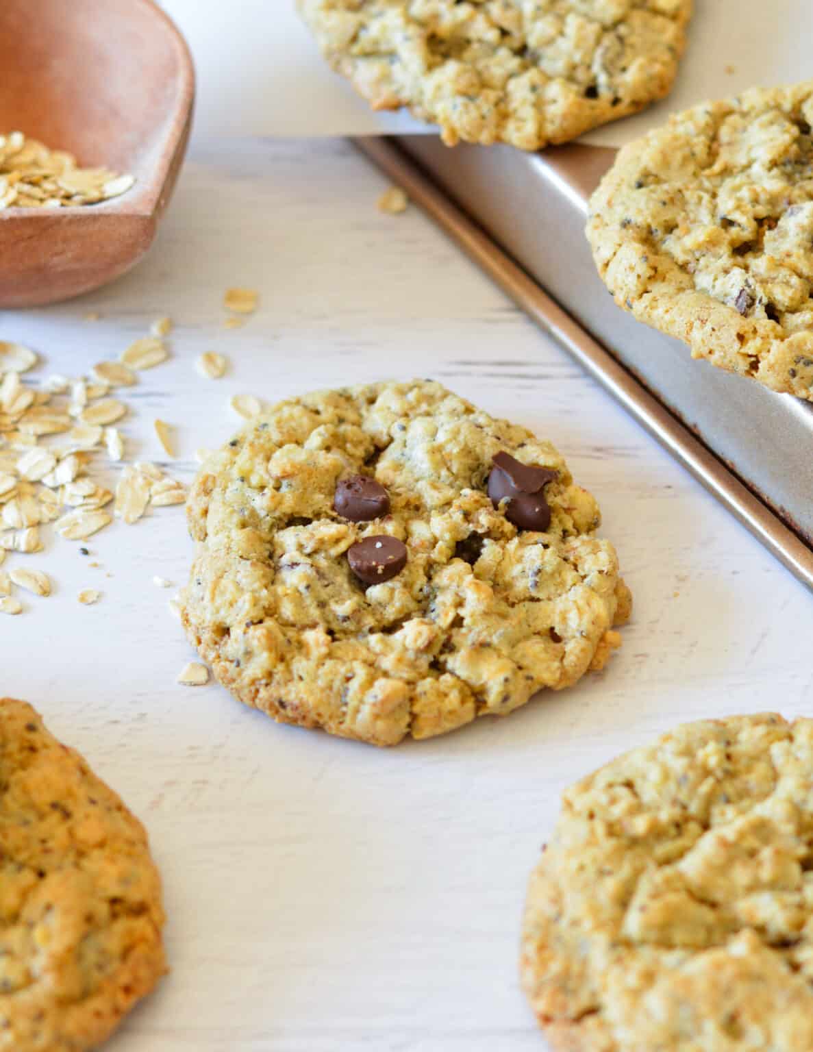 High Fiber Cookies - caramel and cashews