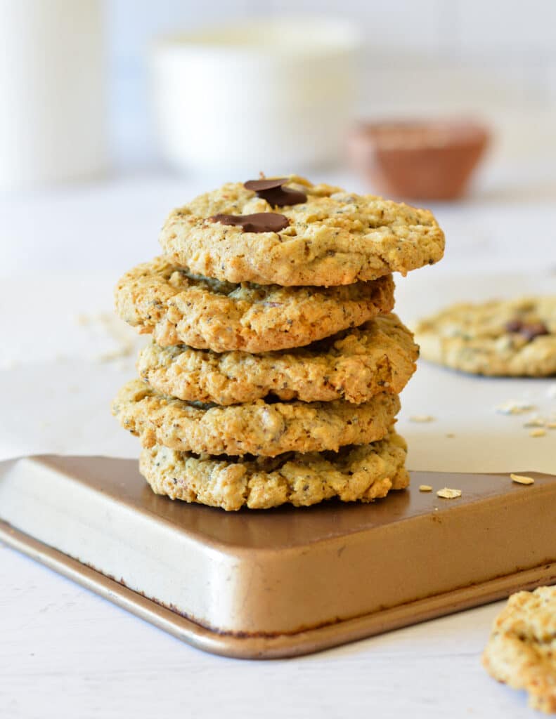 High Fiber Cookies - caramel and cashews