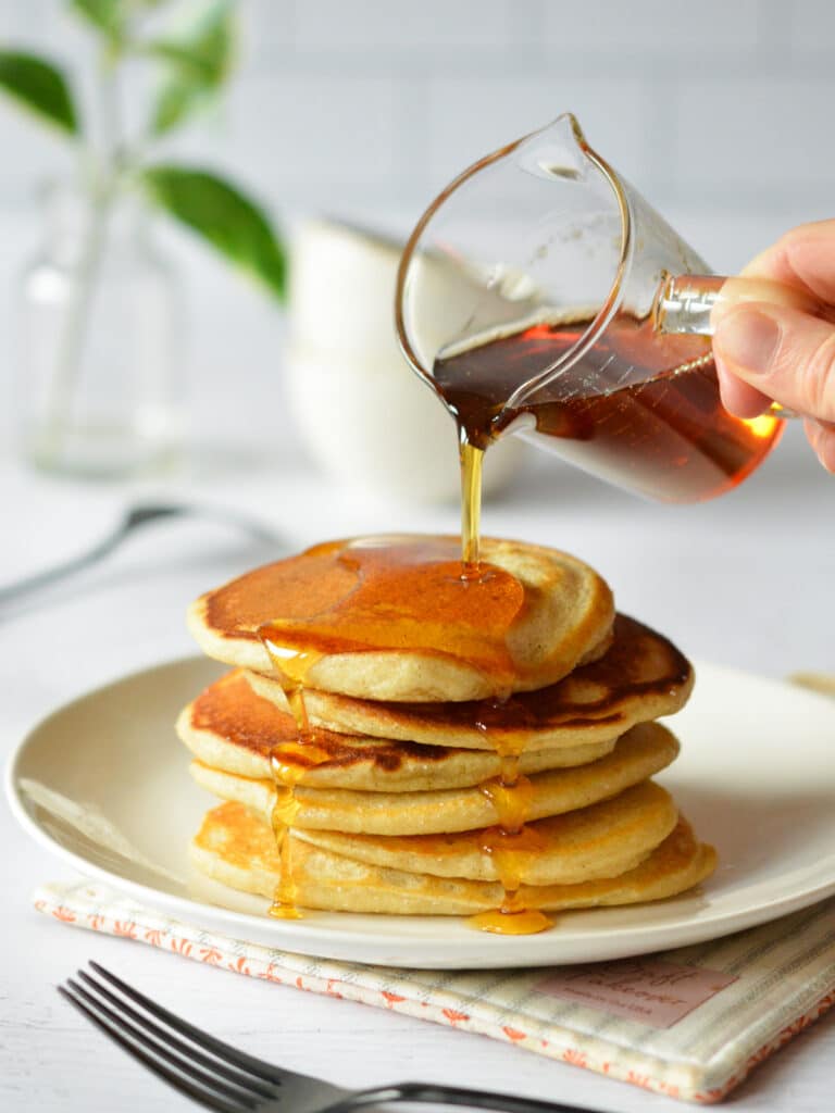 Thin & Crispy Pancakes - caramel and cashews