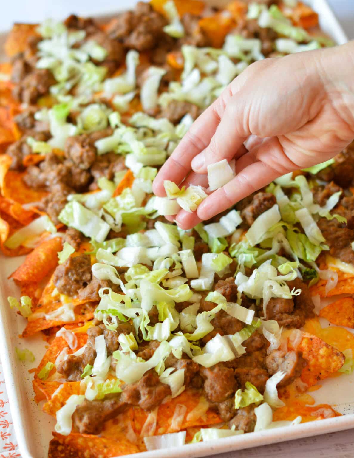 Loaded Doritos Nachos - caramel and cashews
