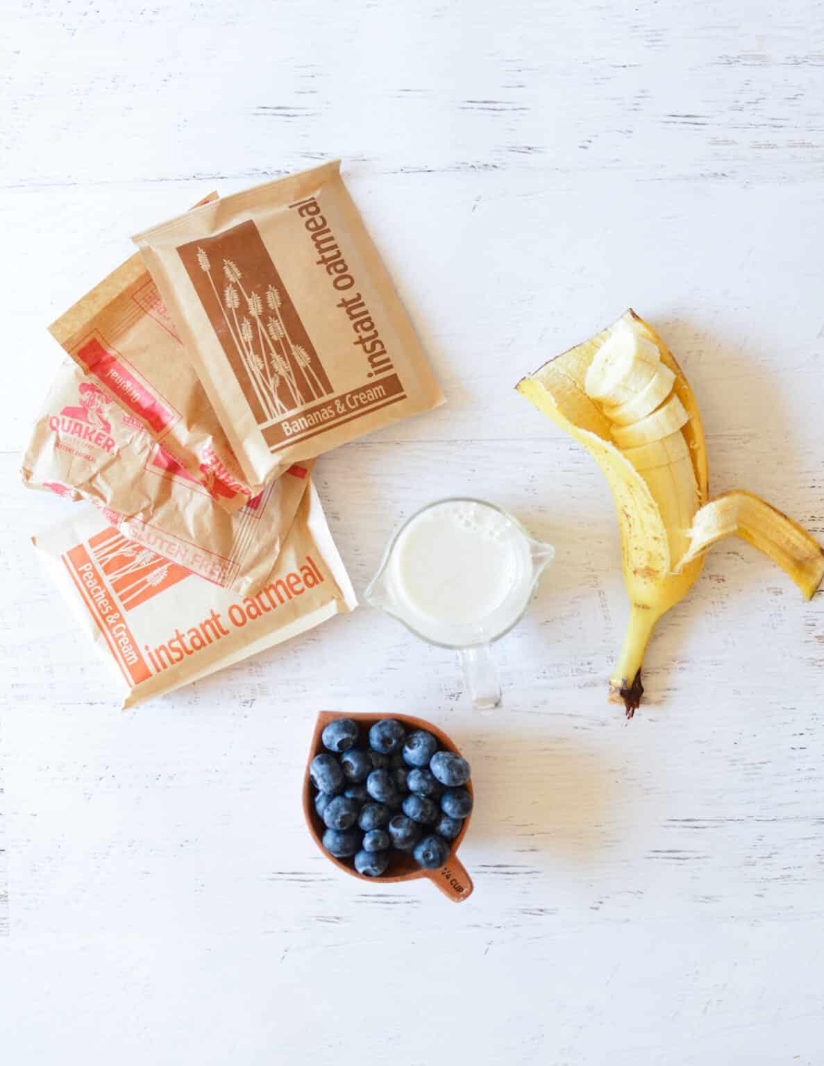 Overnight Oats with Instant Oatmeal Packets - caramel and cashews
