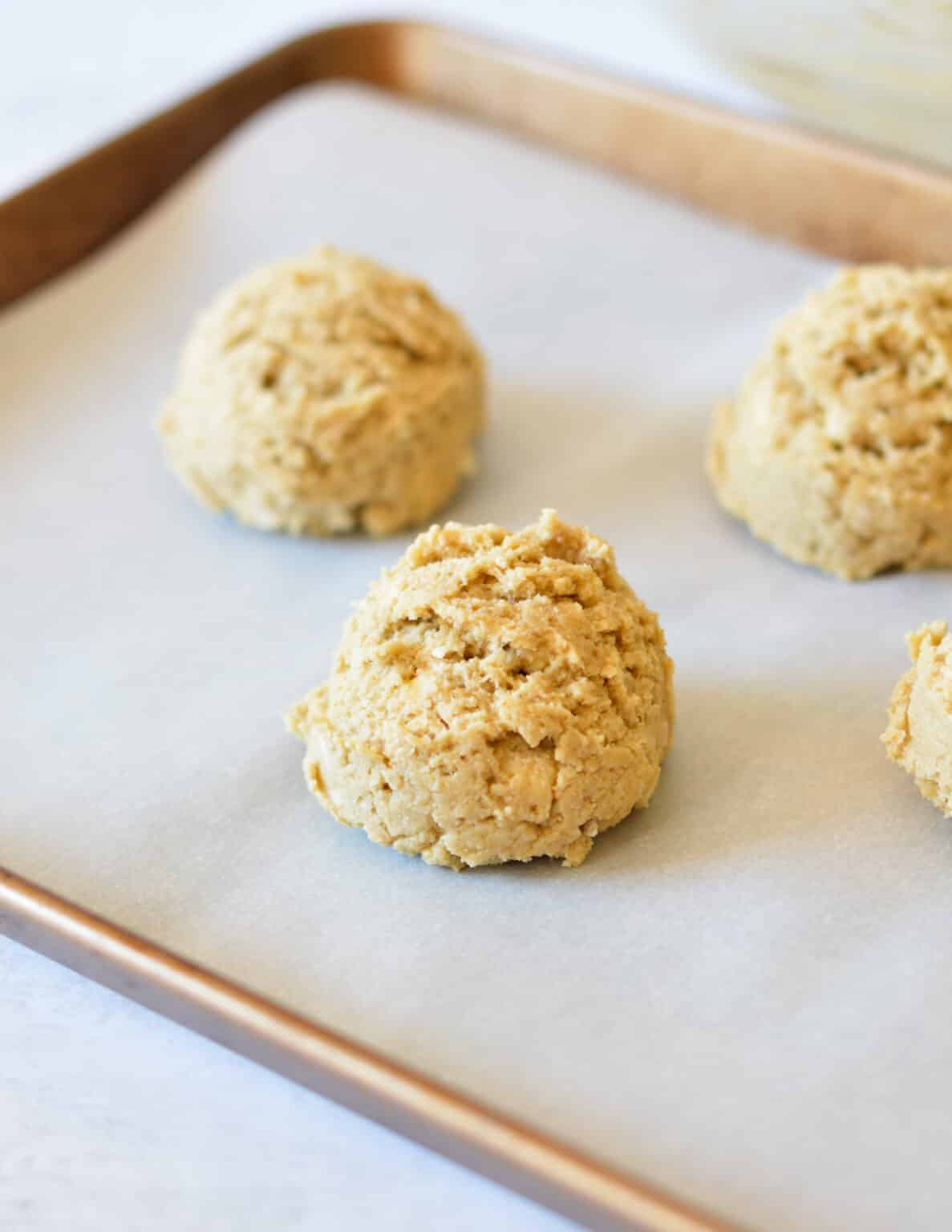 Oat Flour Biscuits - caramel and cashews