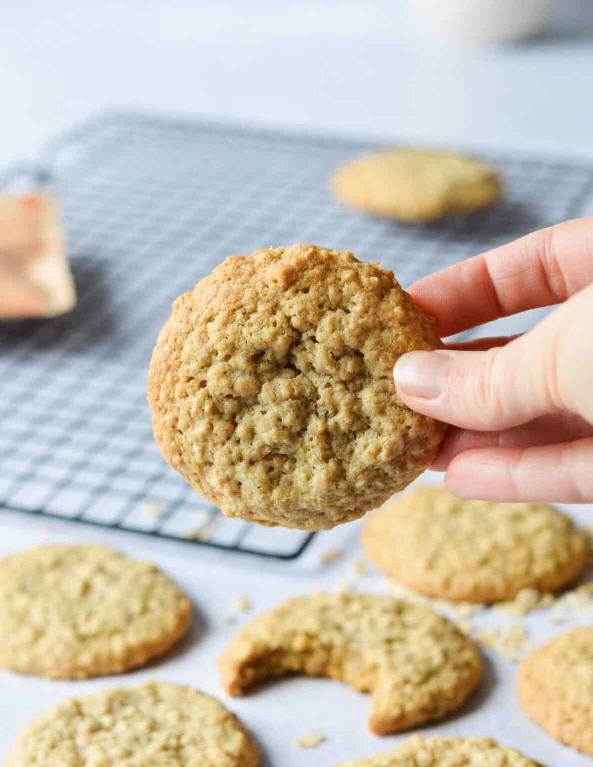 Instant Oatmeal Cookies - caramel and cashews