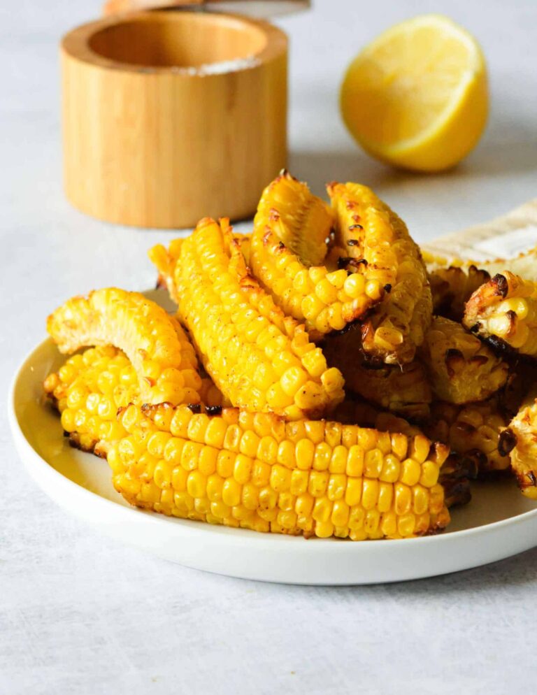 Buttered Corn Ribs - caramel and cashews