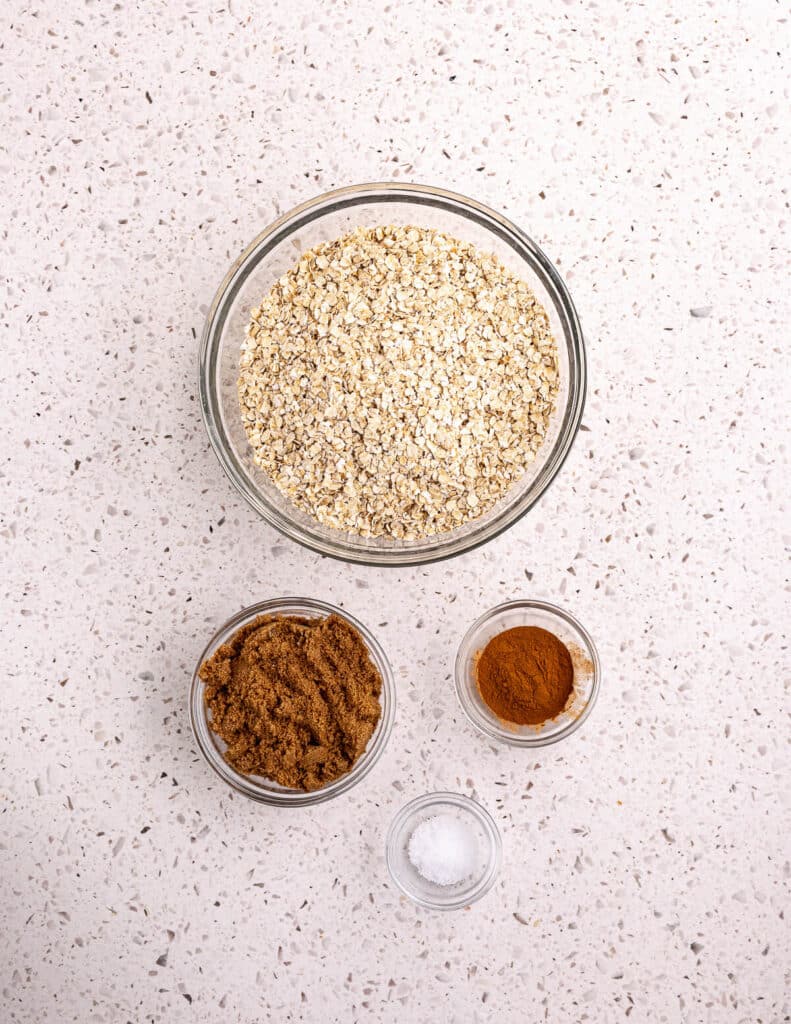 Homemade Instant Oatmeal Packets - caramel and cashews